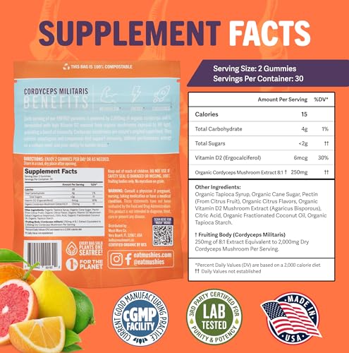 Mushroom supplements for active lifestyle