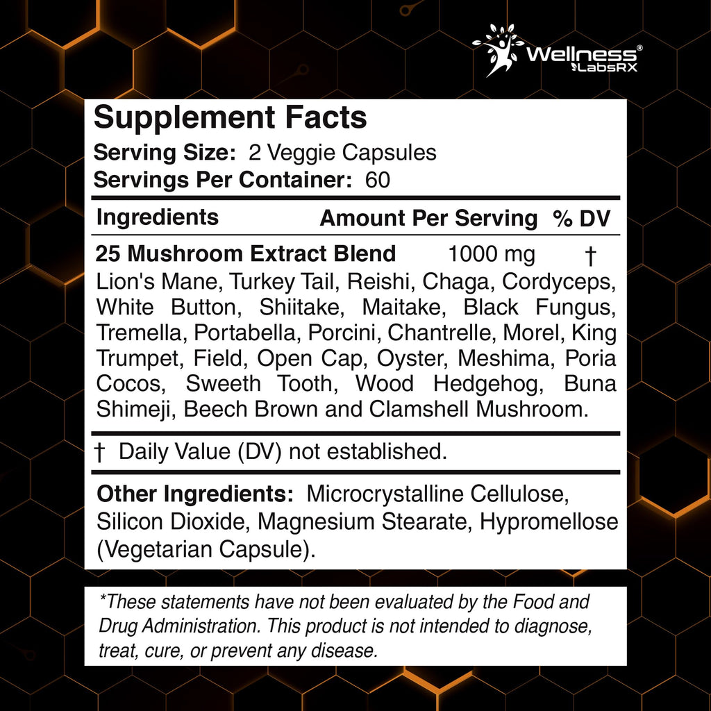 Mushroom supplements for active lifestyle