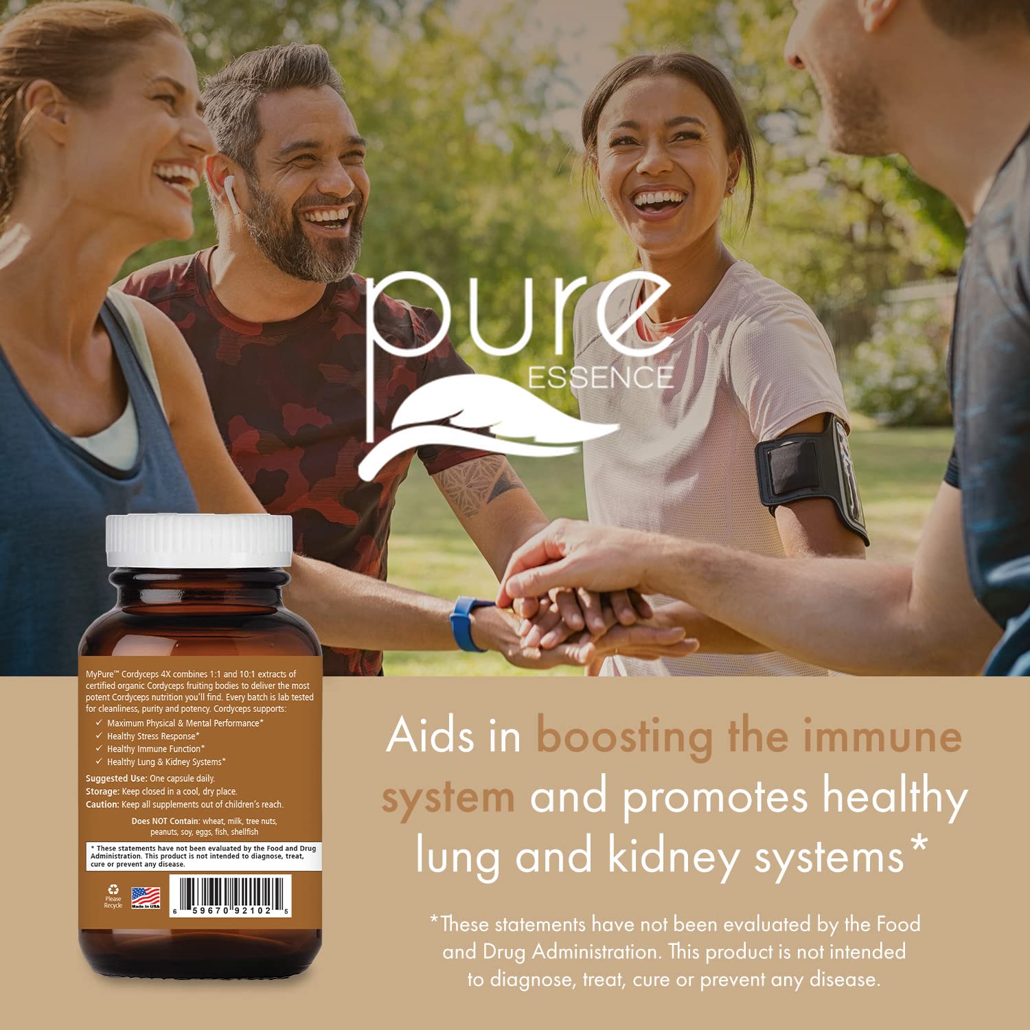 Mushroom supplements for active lifestyles