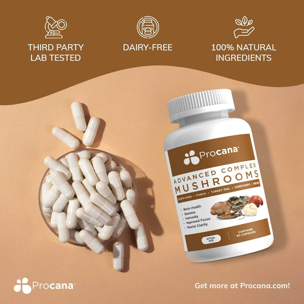 Mushroom supplements for active lifestyles