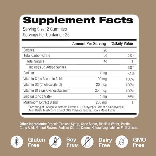 mushroom supplements for daily vitality