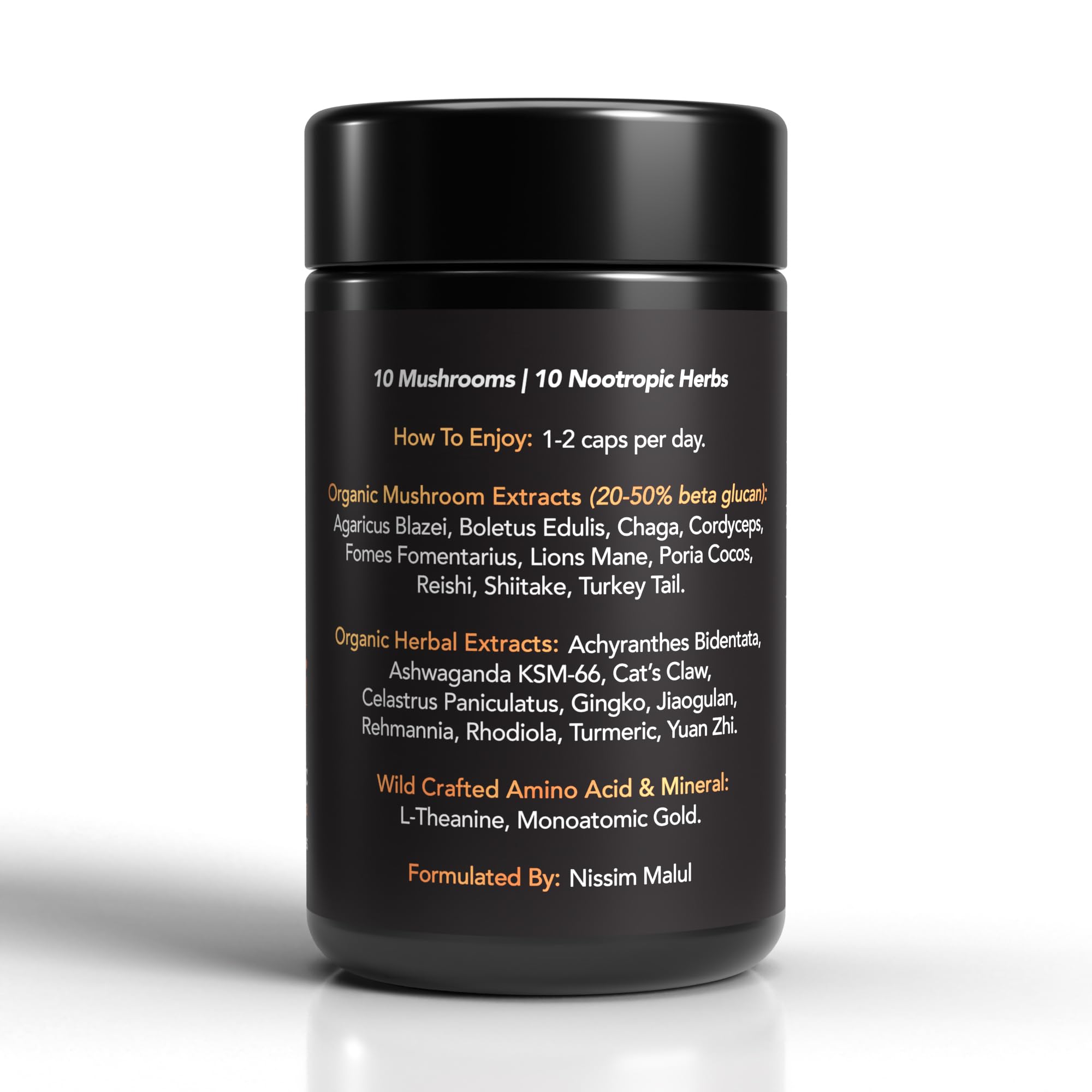 mushroom supplements for daily vitality