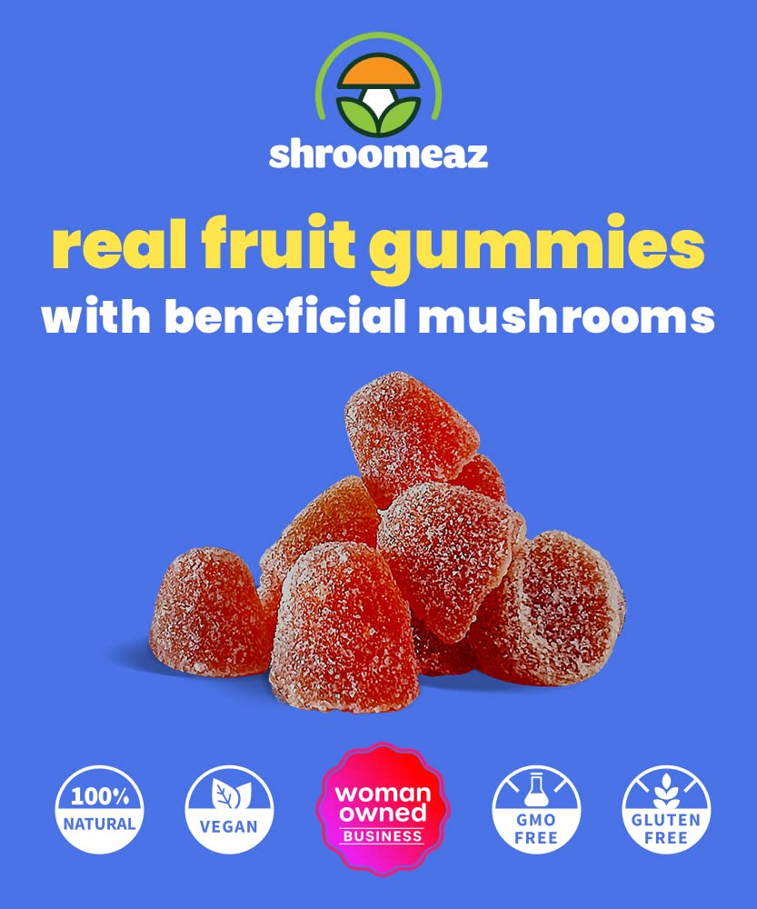 Mushroom supplements for daily vitality