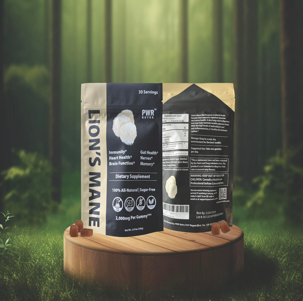 Mushroom supplements for enhanced focus