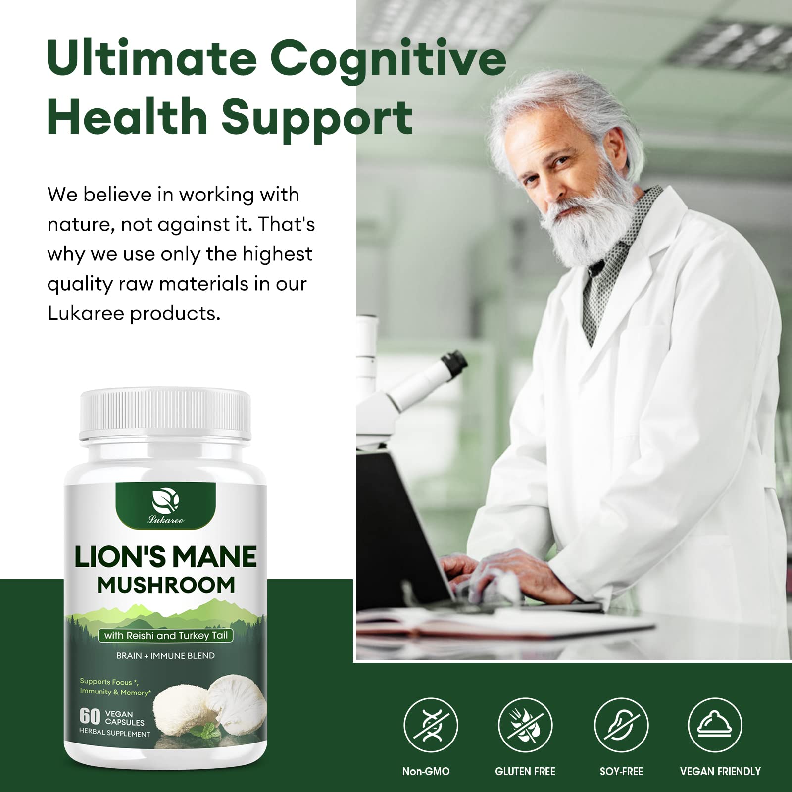 Mushroom supplements for healthy living