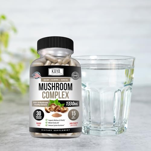 Mushroom supplements for immune resilience