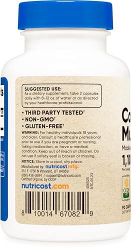 Mushroom supplements for immune support