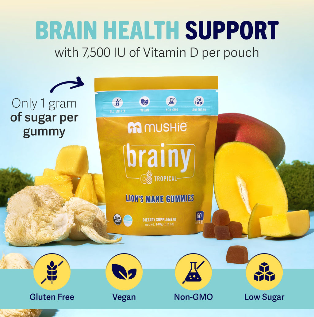 mushroom supplements for improved memory