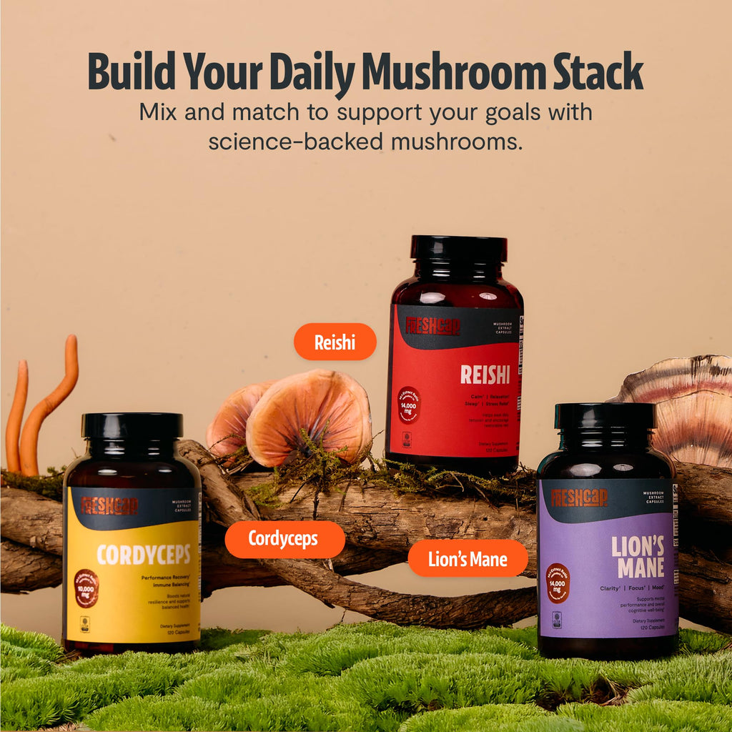 mushroom supplements for natural calm