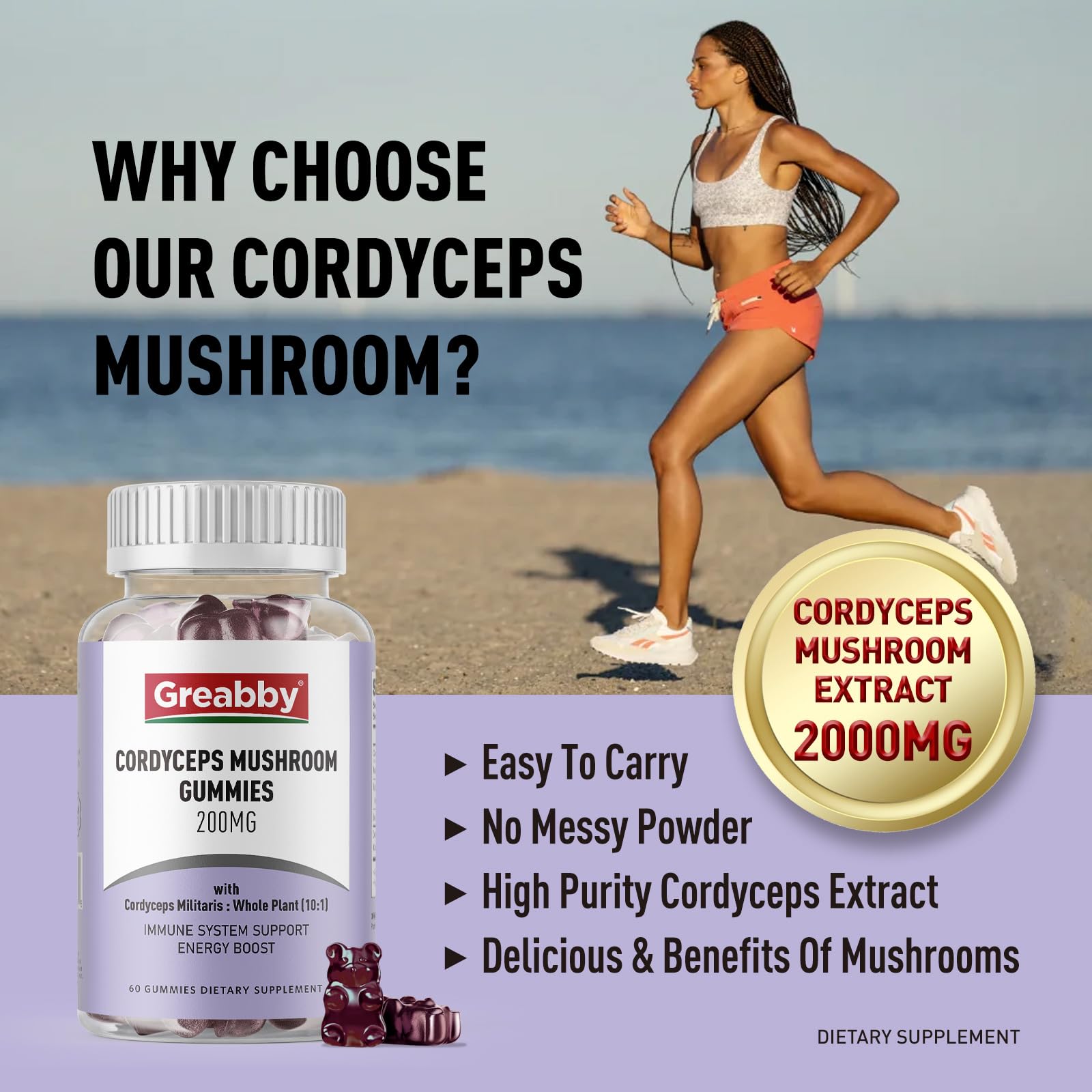 Mushroom supplements for overall wellness