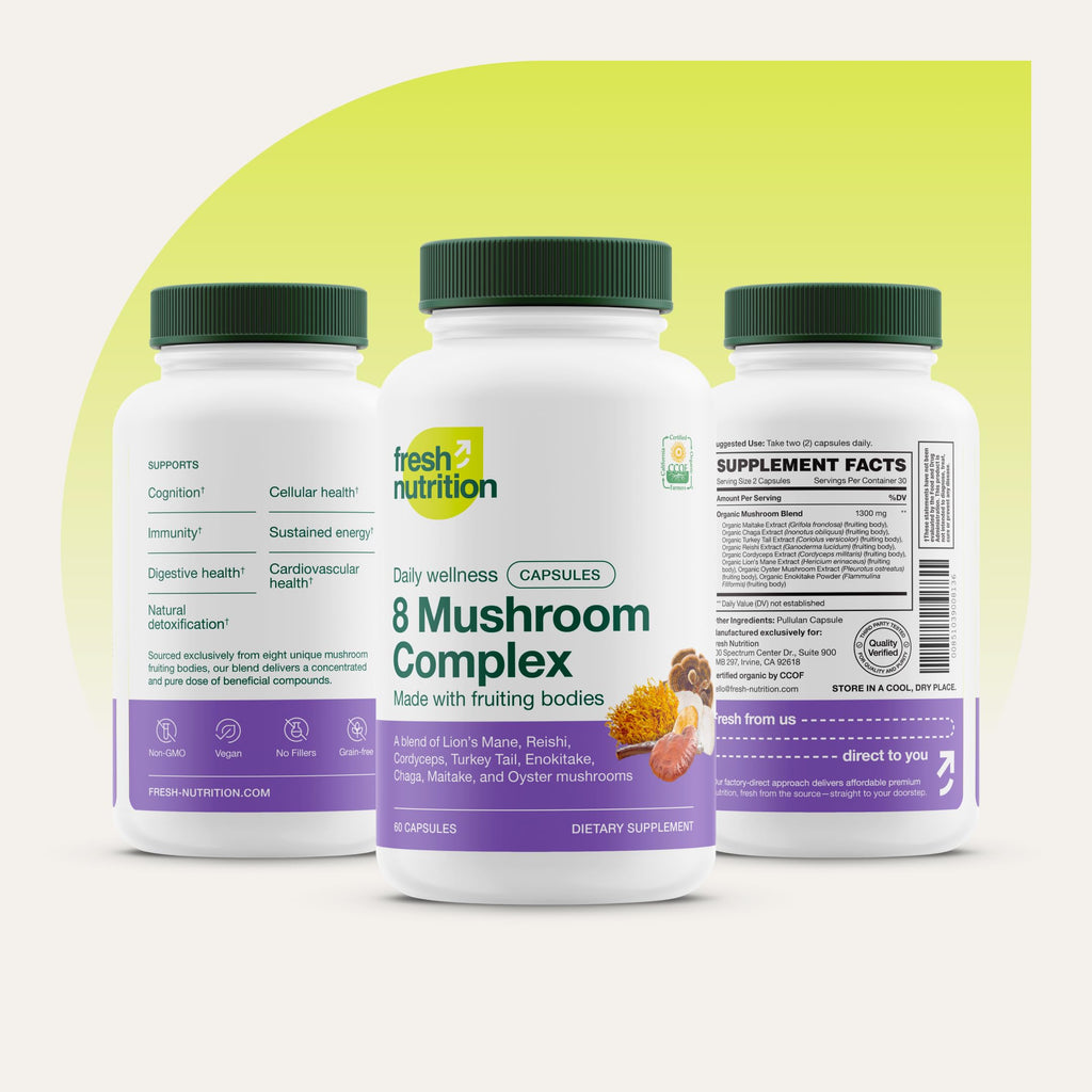 mushroom supplements for vitality