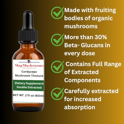 Mushroom tincture for enhanced performance