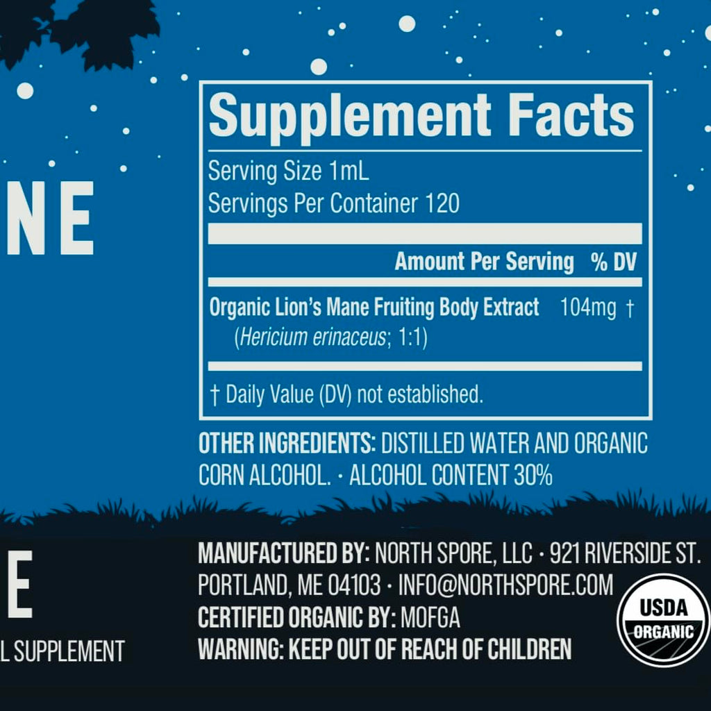 Mushroom tincture for mental performance