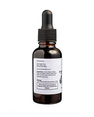 Mushroom tincture for natural energy