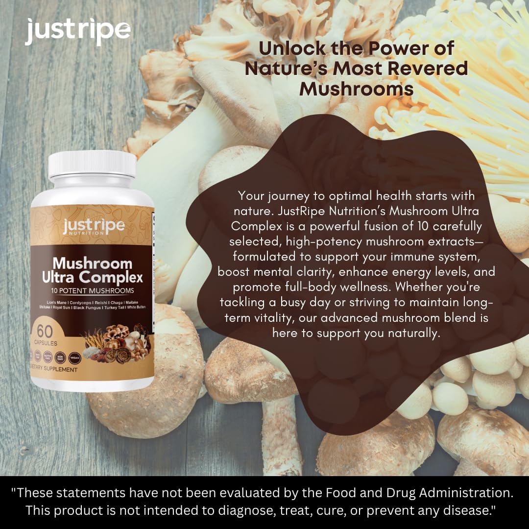 Mushroom Ultra Complex stress relief capsules