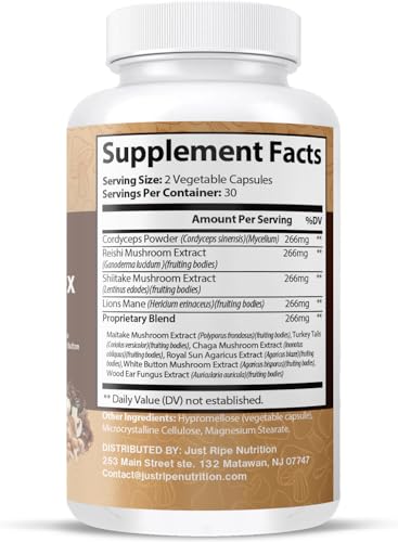 Mushroom Ultra Complex vegan-friendly capsules