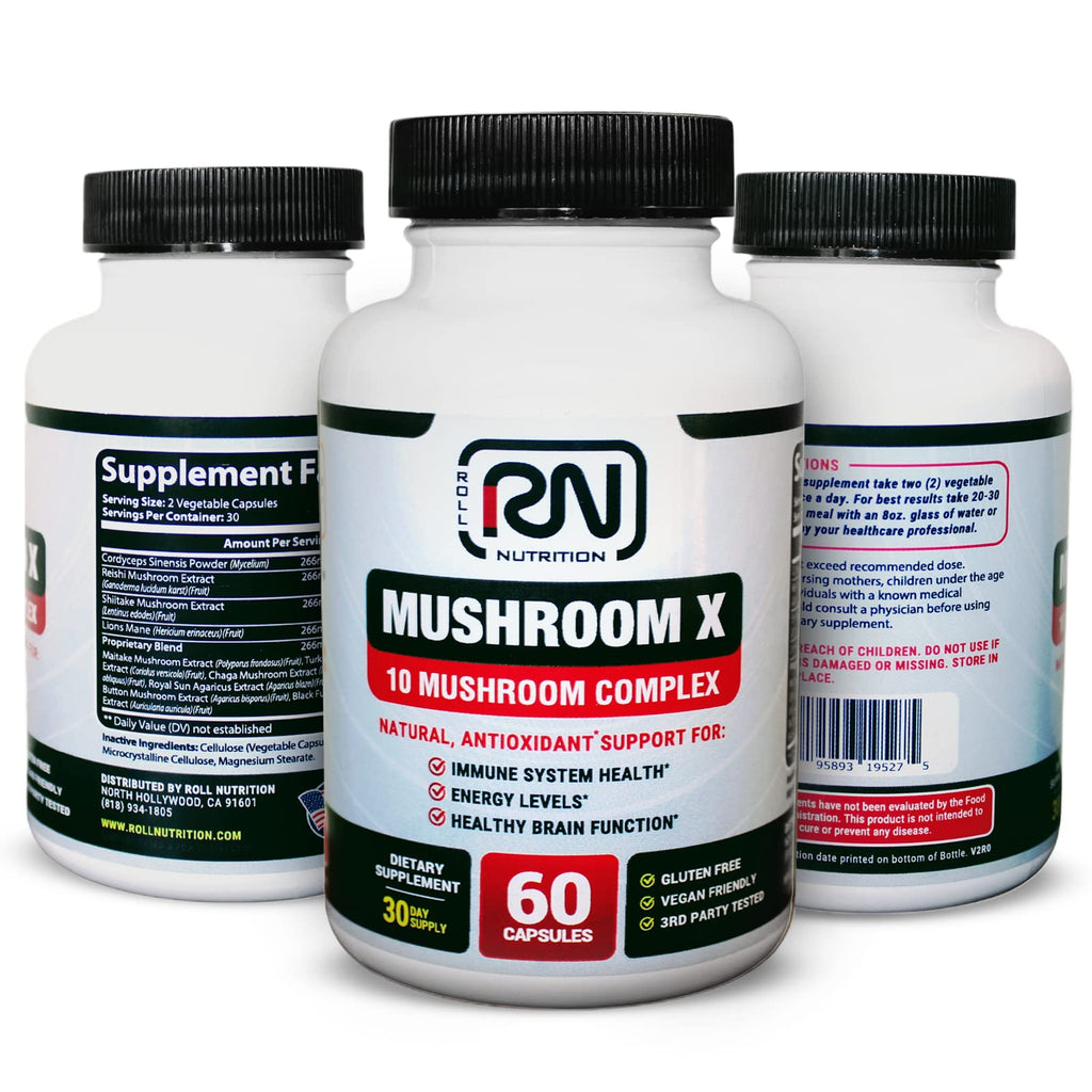 Mushroom X diverse mushroom varieties