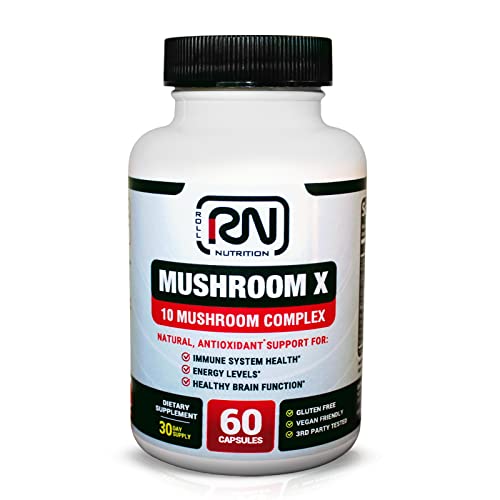 Mushroom X energy supplement capsules