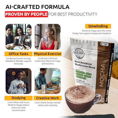 mushrooms blend for a healthy lifestyle