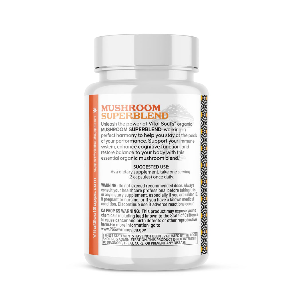 mushrooms blend for overall wellness