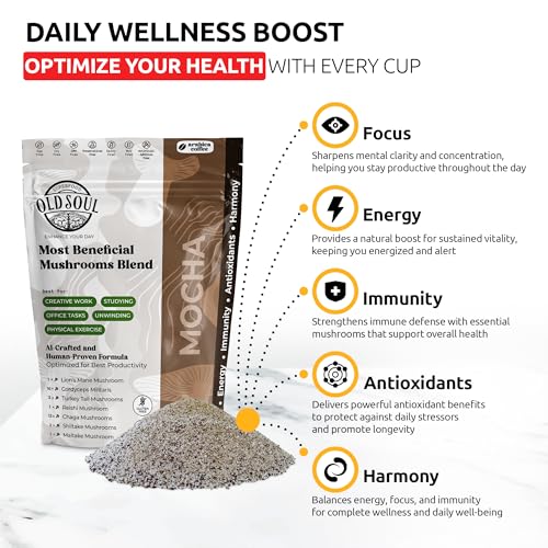 mushrooms coffee for a natural energy boost