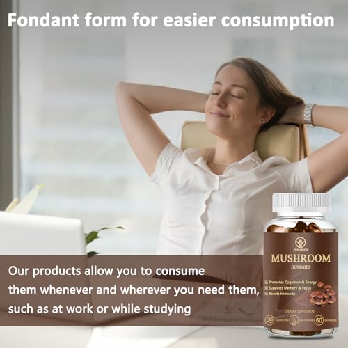 Mushrooms complex gummies for focus