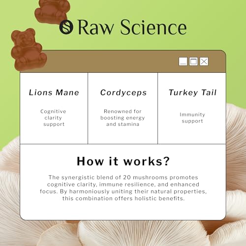 Mushrooms Complex Gummies for mental clarity