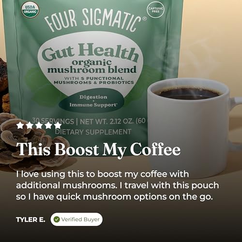 mushrooms for a balanced gut microbiome