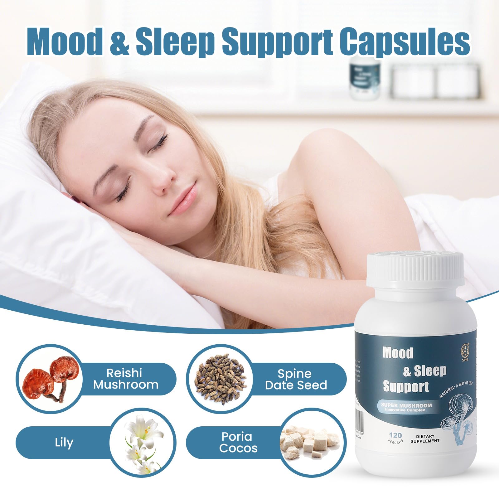 mushrooms for a calm and restful sleep