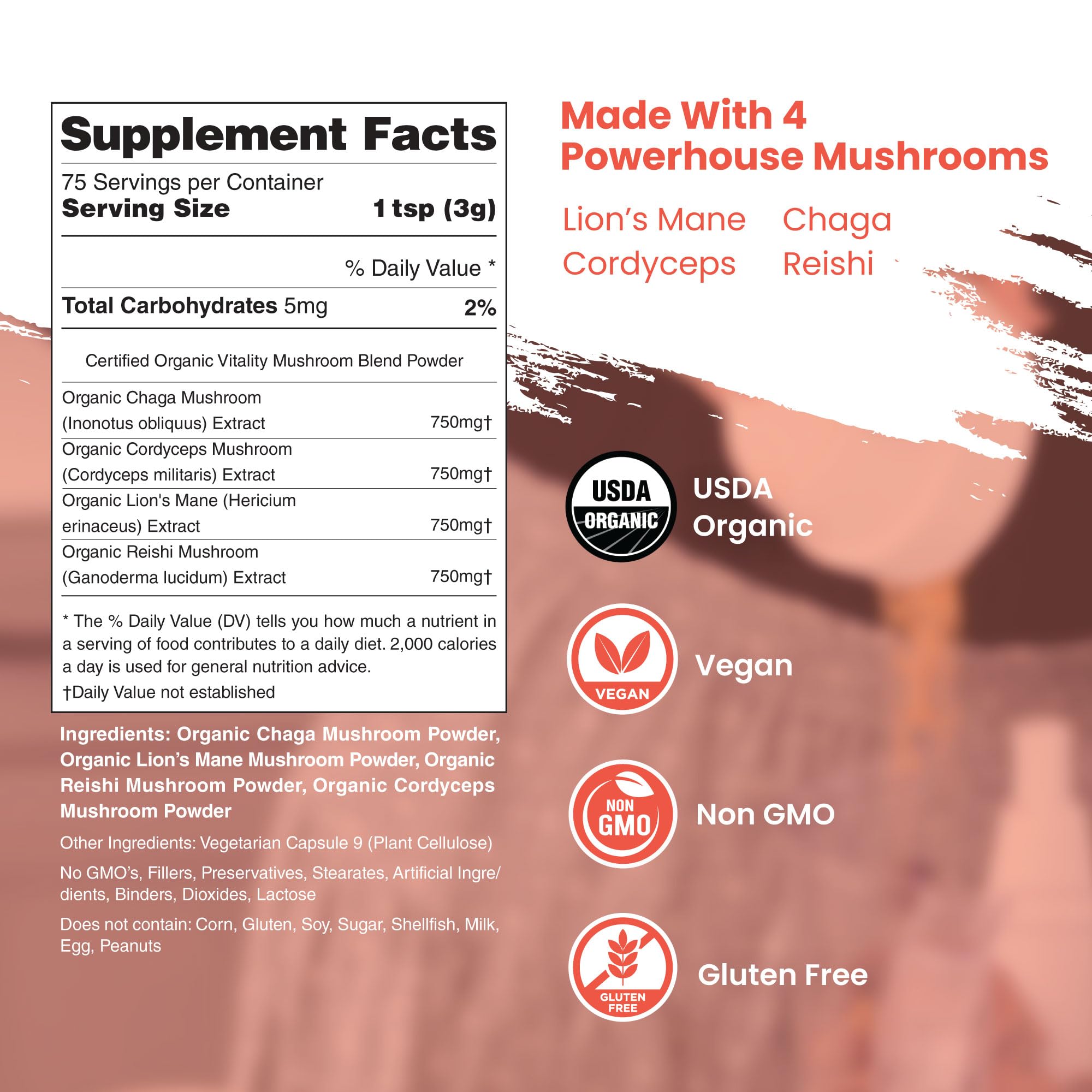 mushrooms for brain health supplement