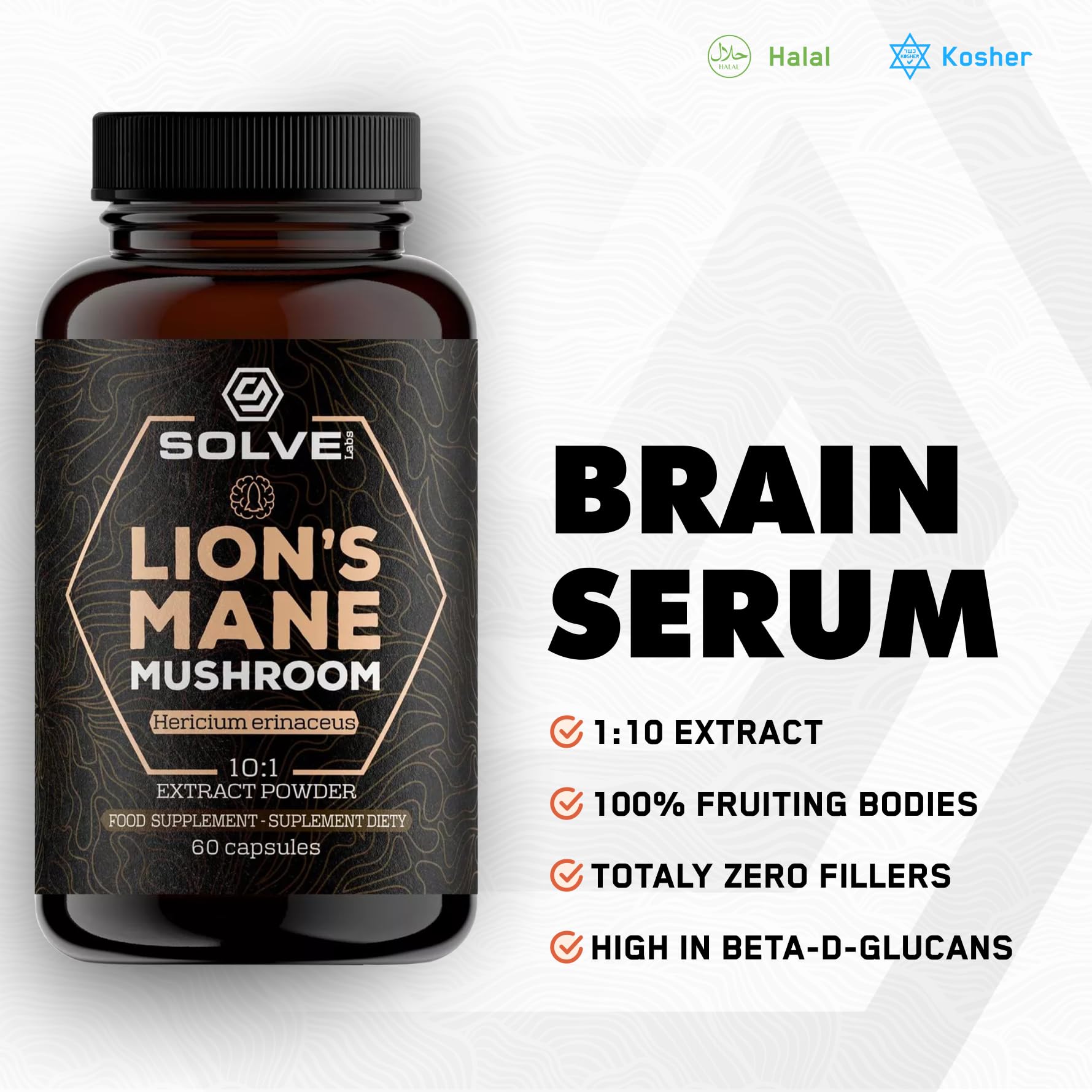 Mushrooms for cognitive support