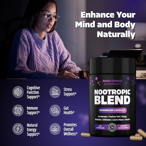 Mushrooms for energy and focus
