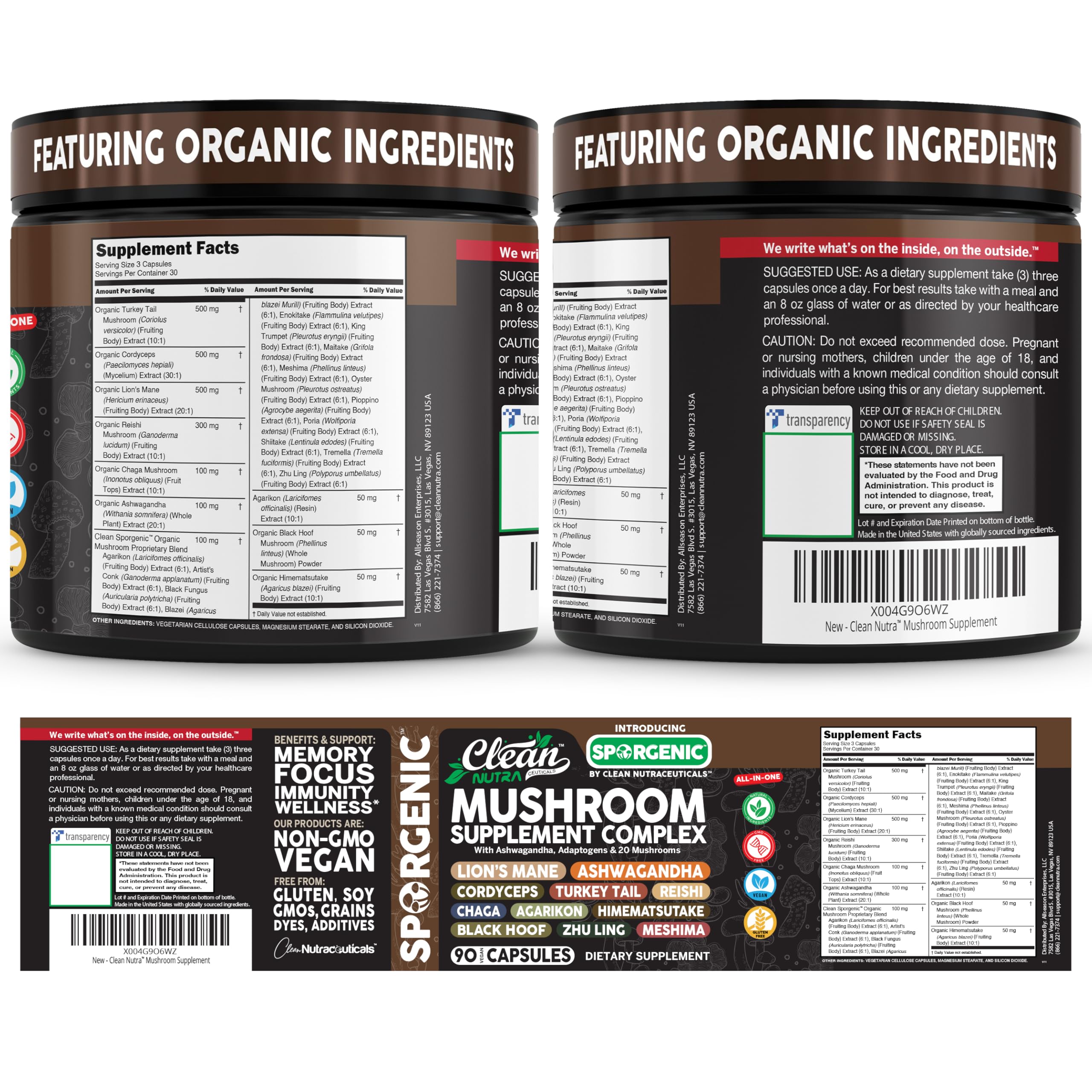 mushrooms for enhanced focus