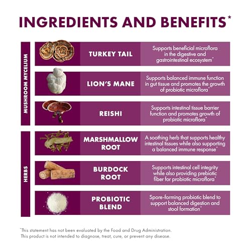 Mushrooms for enhanced immune function