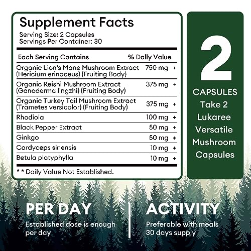 Mushrooms for enhanced mental clarity
