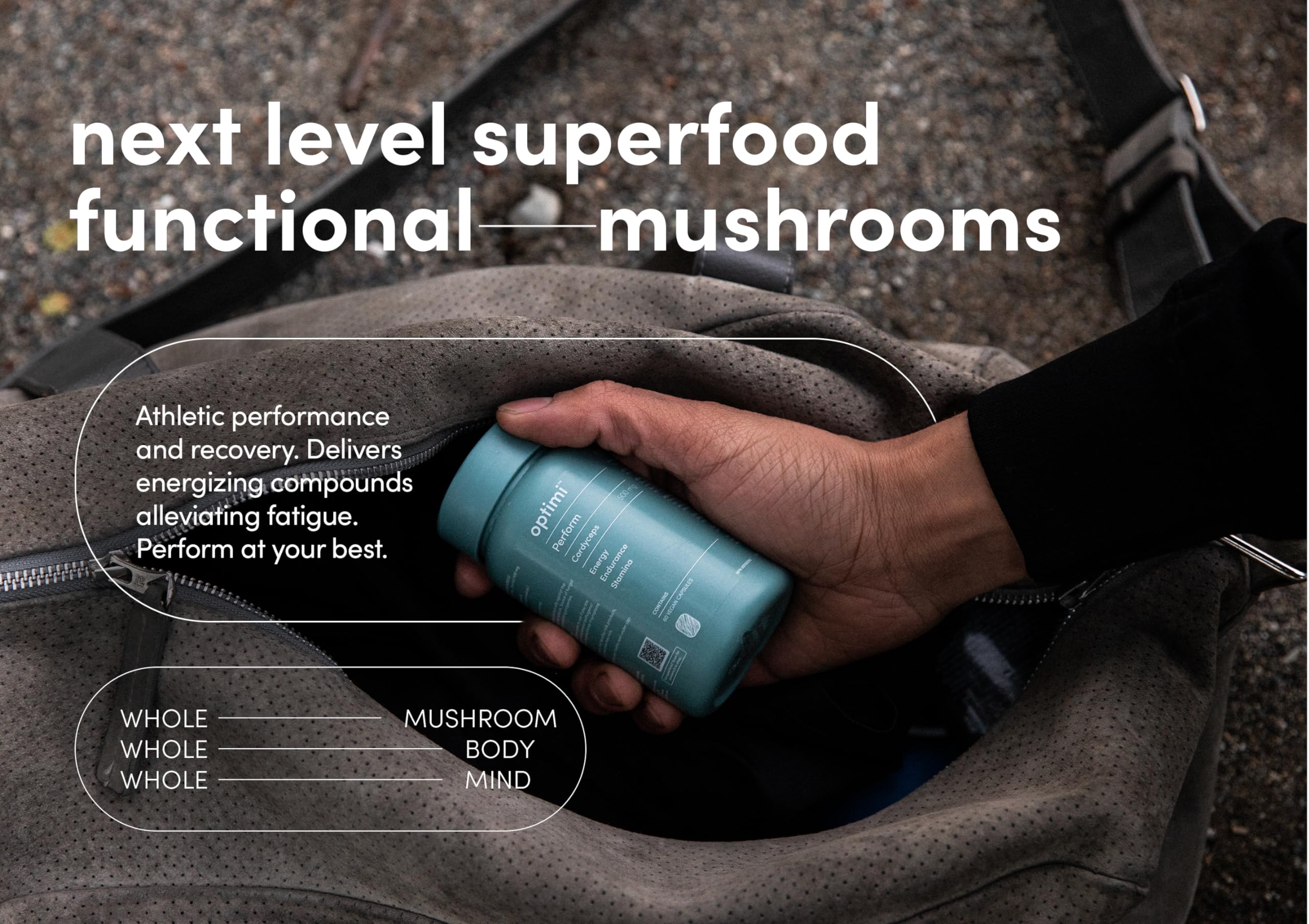 Mushrooms for enhanced stamina support