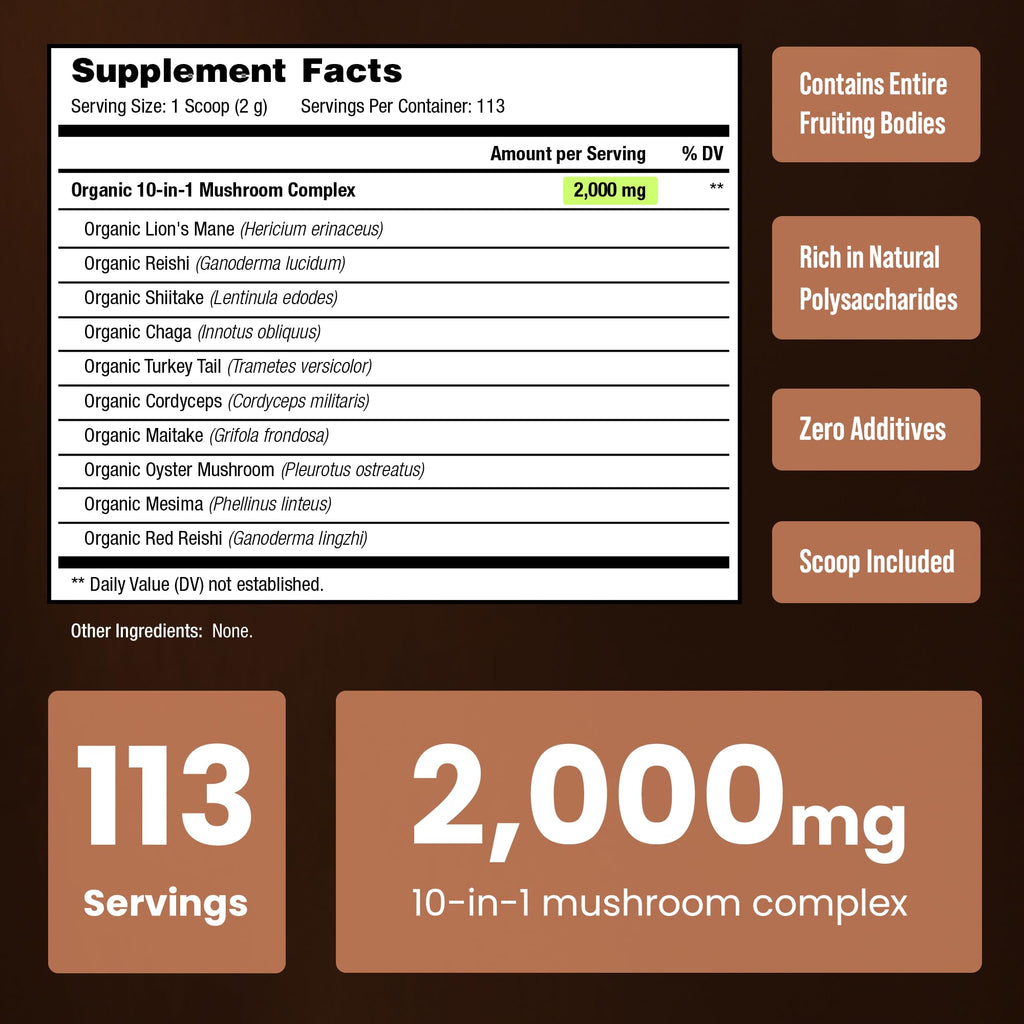 mushrooms for holistic health benefits