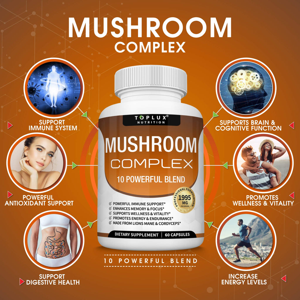 mushrooms for immune support capsules
