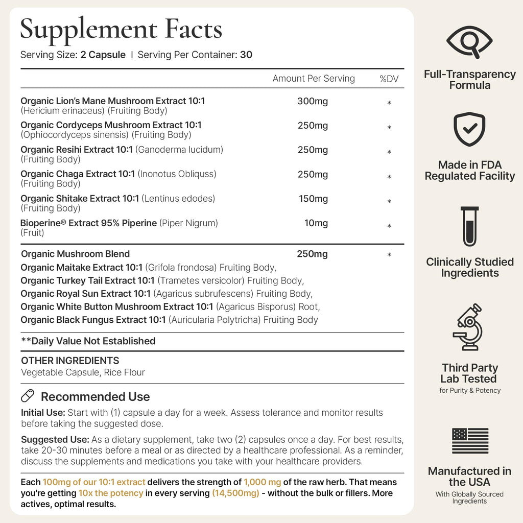mushrooms for improved athletic performance