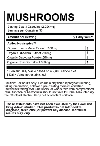 mushrooms for improved brain function