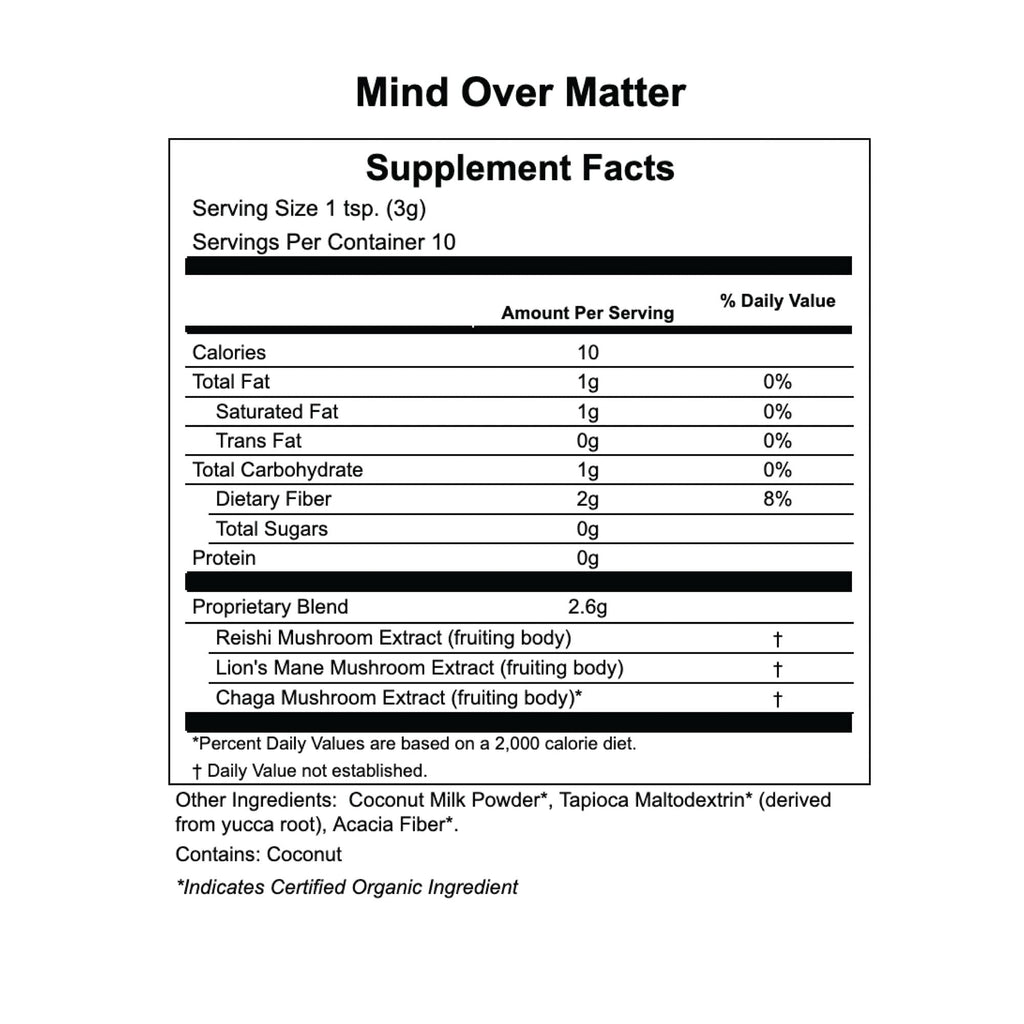 mushrooms for improved concentration