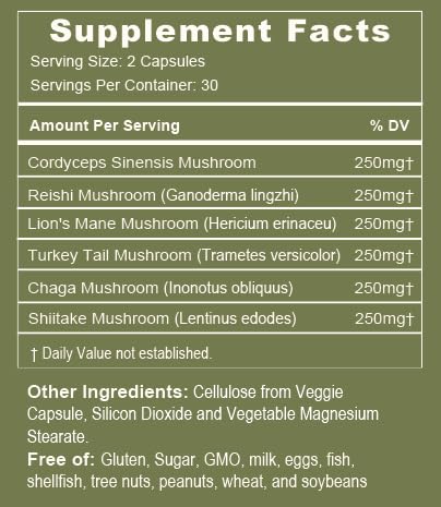 Mushrooms for inflammation relief