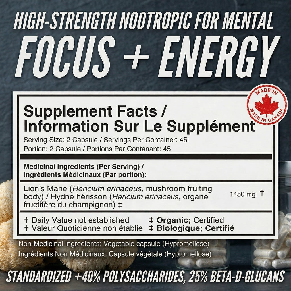 Mushrooms for mental clarity and focus