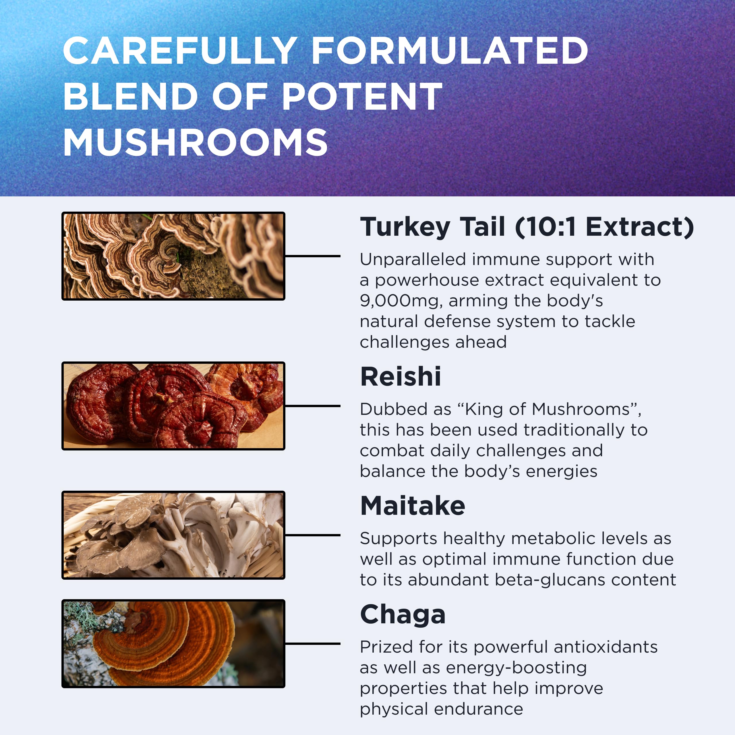 mushrooms for overall vitality