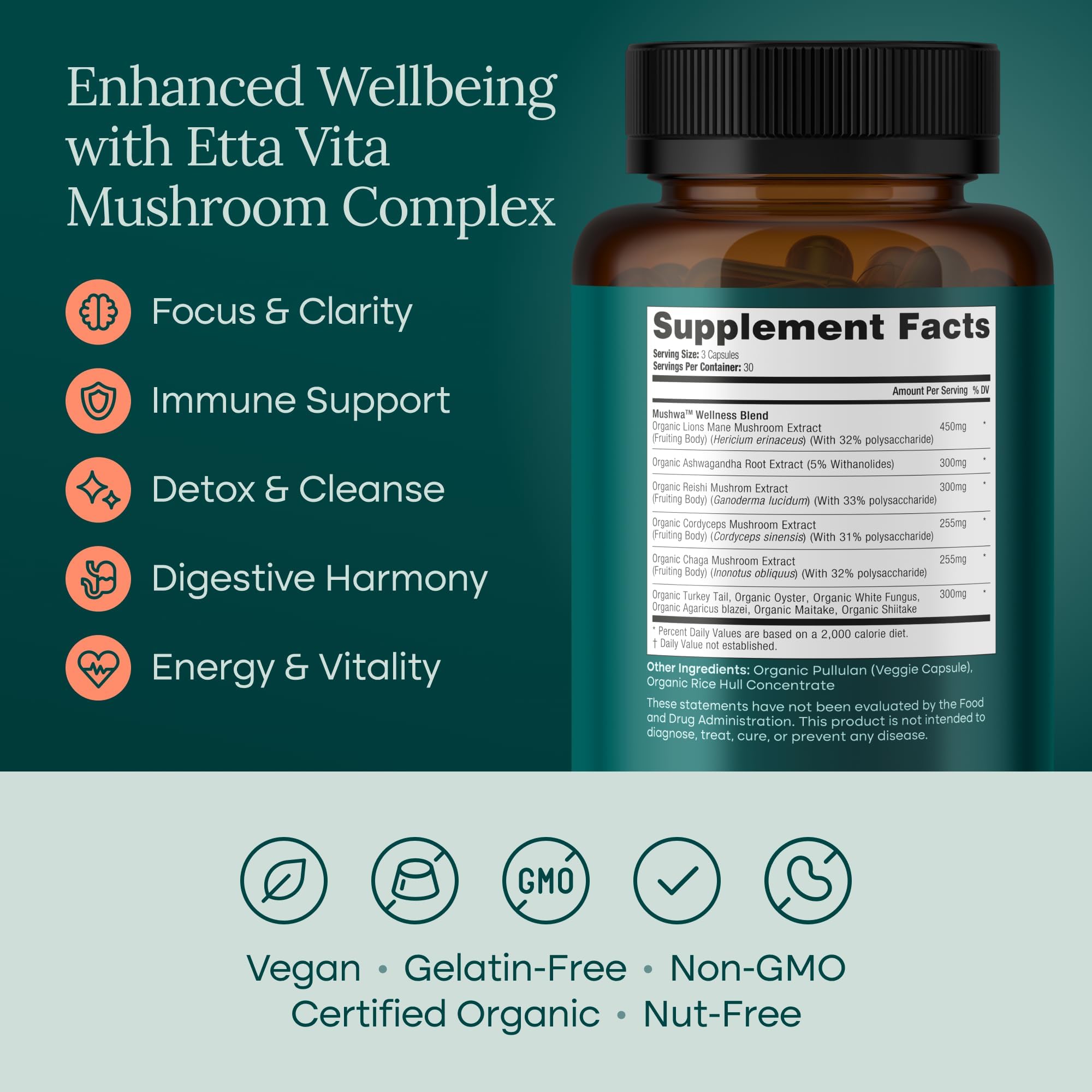 mushrooms for stress relief and focus