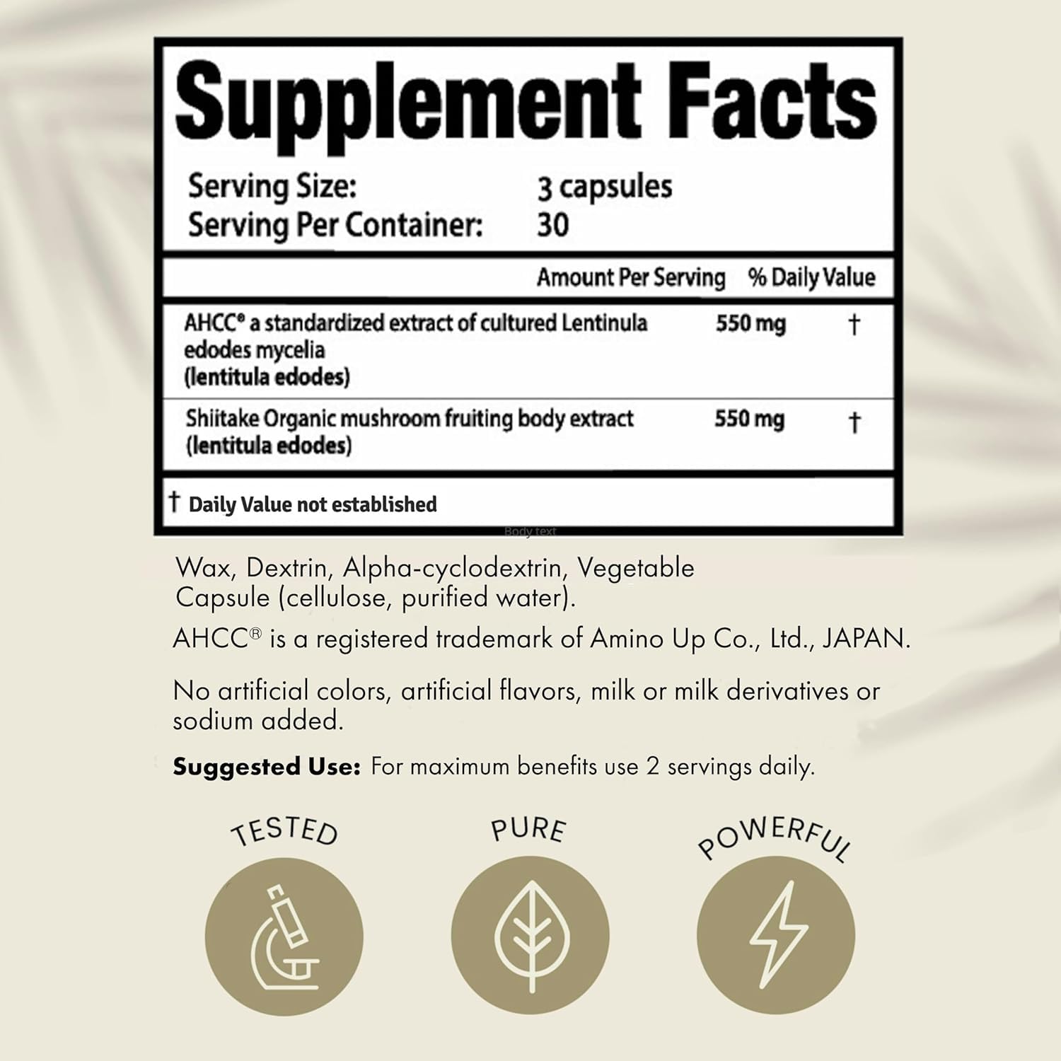 mushrooms for vitality and energy