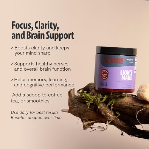 mushrooms powder for brain support