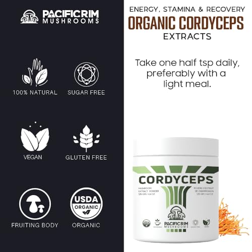 mushrooms powder for energy support