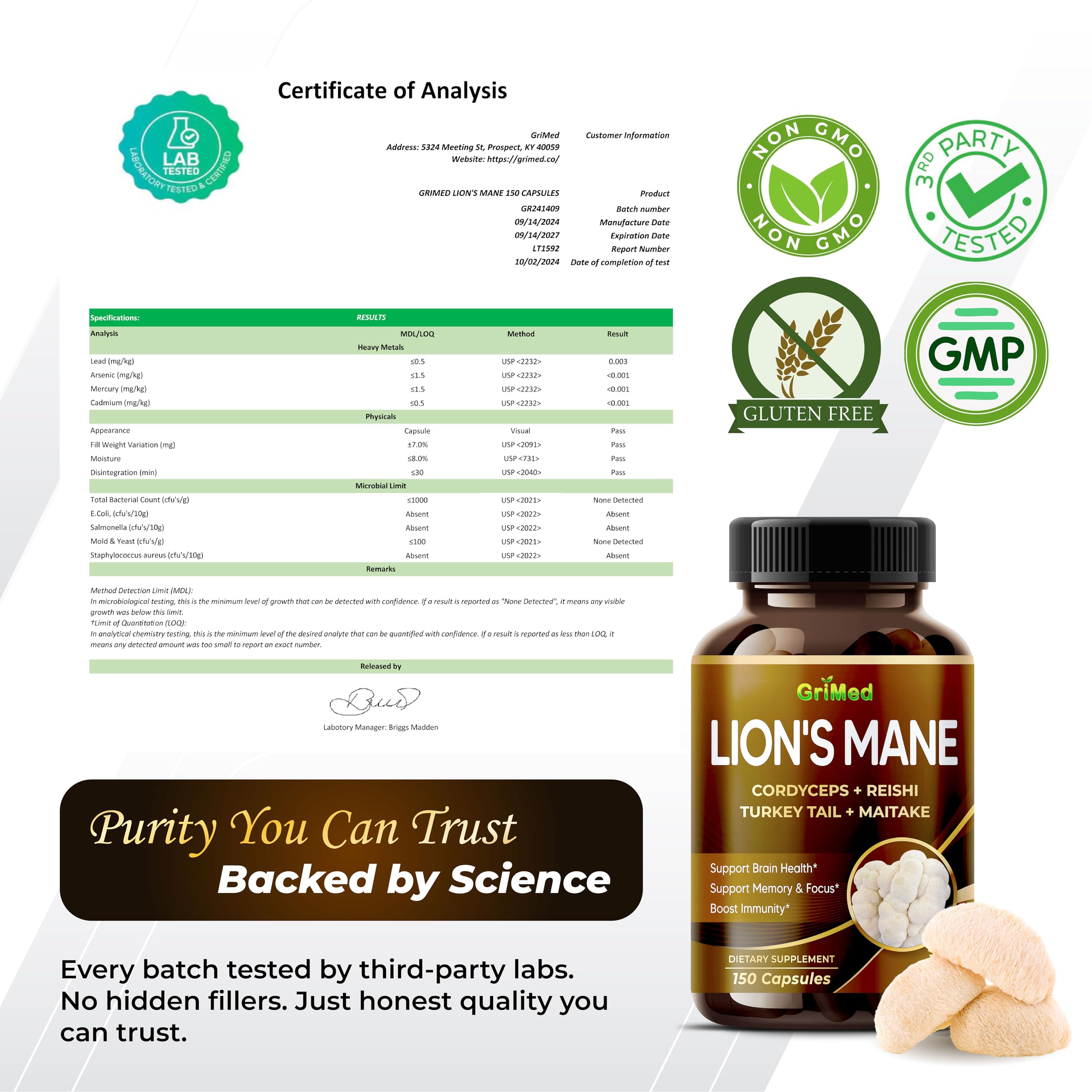 mushrooms supplement for daily vitality