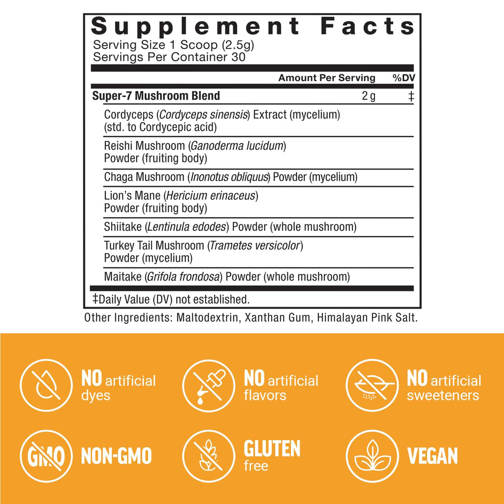 mushrooms supplement for mental clarity